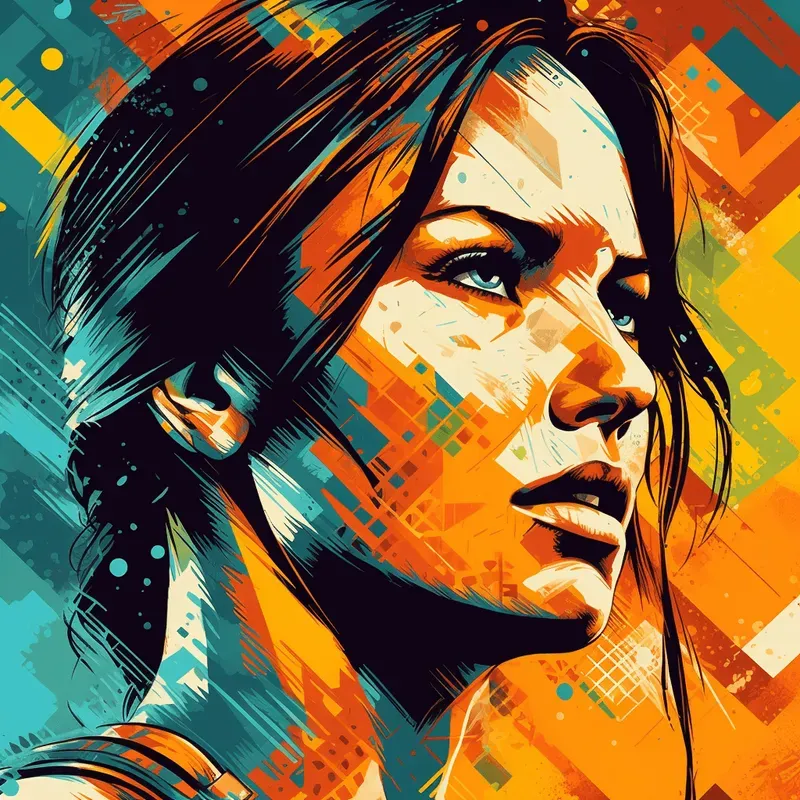 Retro Halftone Portraits Midjourney Prompt | PromptBase