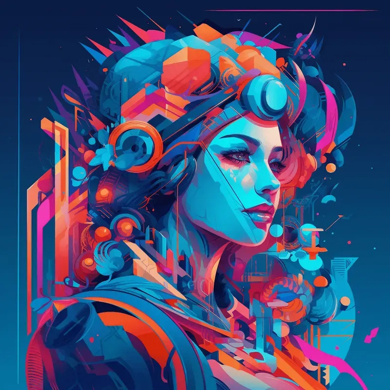 Machine Aesthetic Illustrations Midjourney Prompt | PromptBase