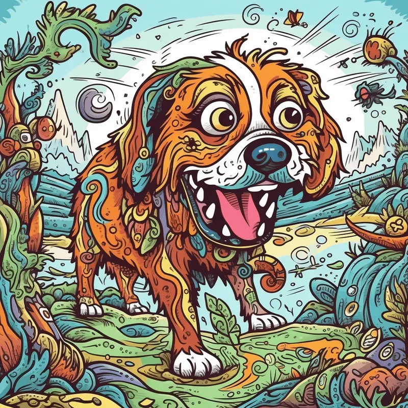 Captivating Doodle Characters Midjourney Prompt | PromptBase