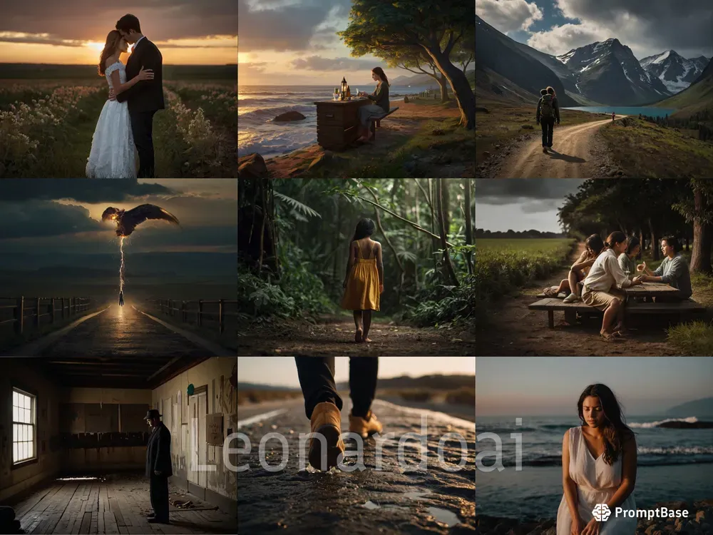 Visual Storytelling Narrative Imagery Leonardo Ai Prompt | PromptBase