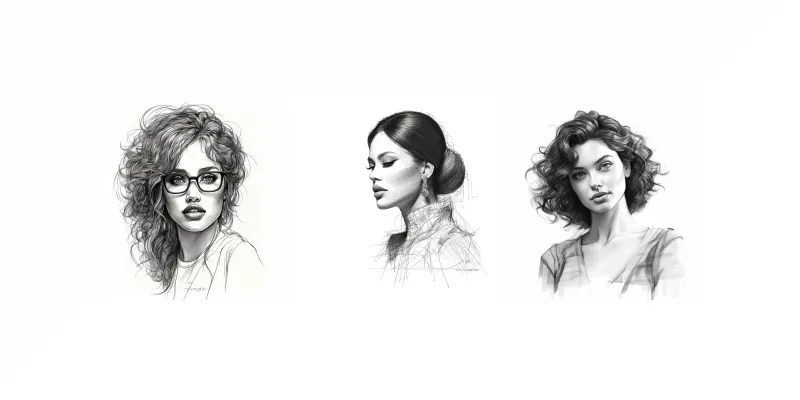 Pencil Rough Sketch Drawing Style Midjourney Prompt | PromptBase