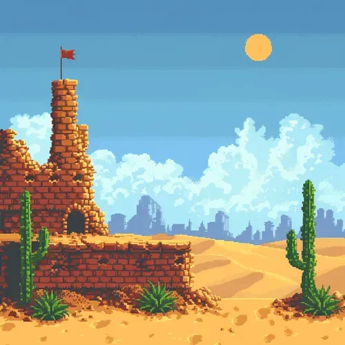 2d Pixel Art Game Background Generator App | PromptBase