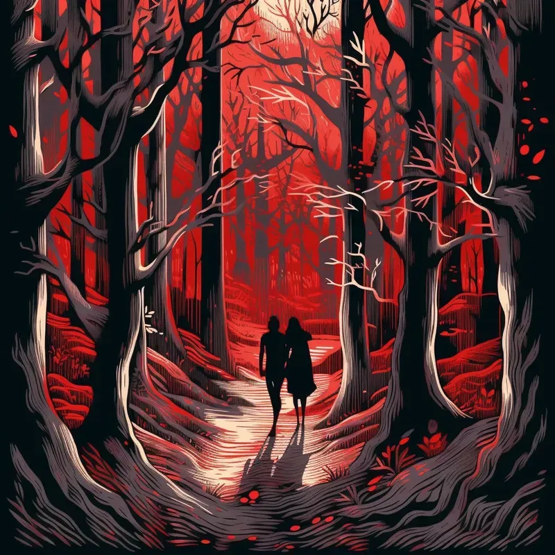 Dark Romance Gothic Illustrations Midjourney Prompt | PromptBase