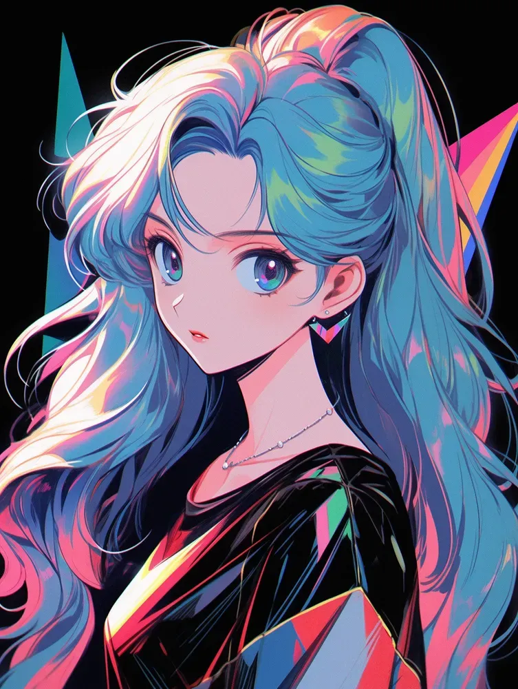 80s Anime Synth Posters Midjourney Prompt | PromptBase