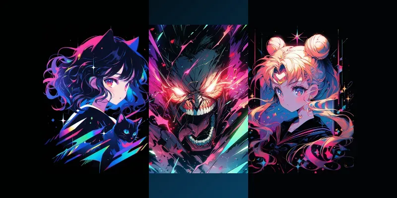 80s Anime Synth Posters Midjourney Prompt | PromptBase