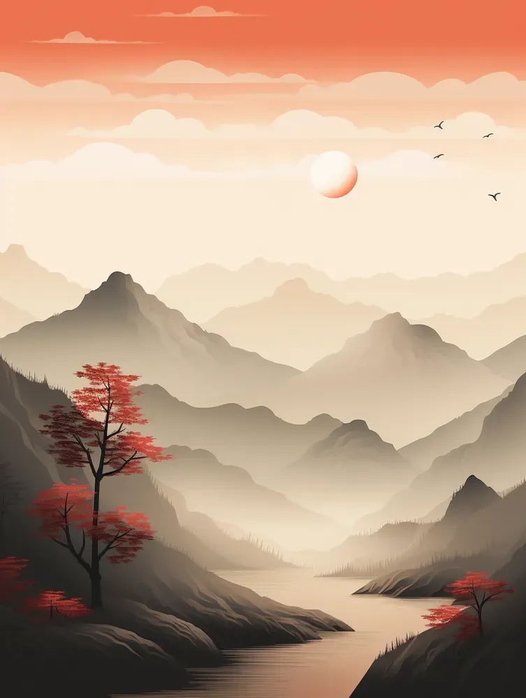 Calm Japanese Zen Art Midjourney Prompt | PromptBase