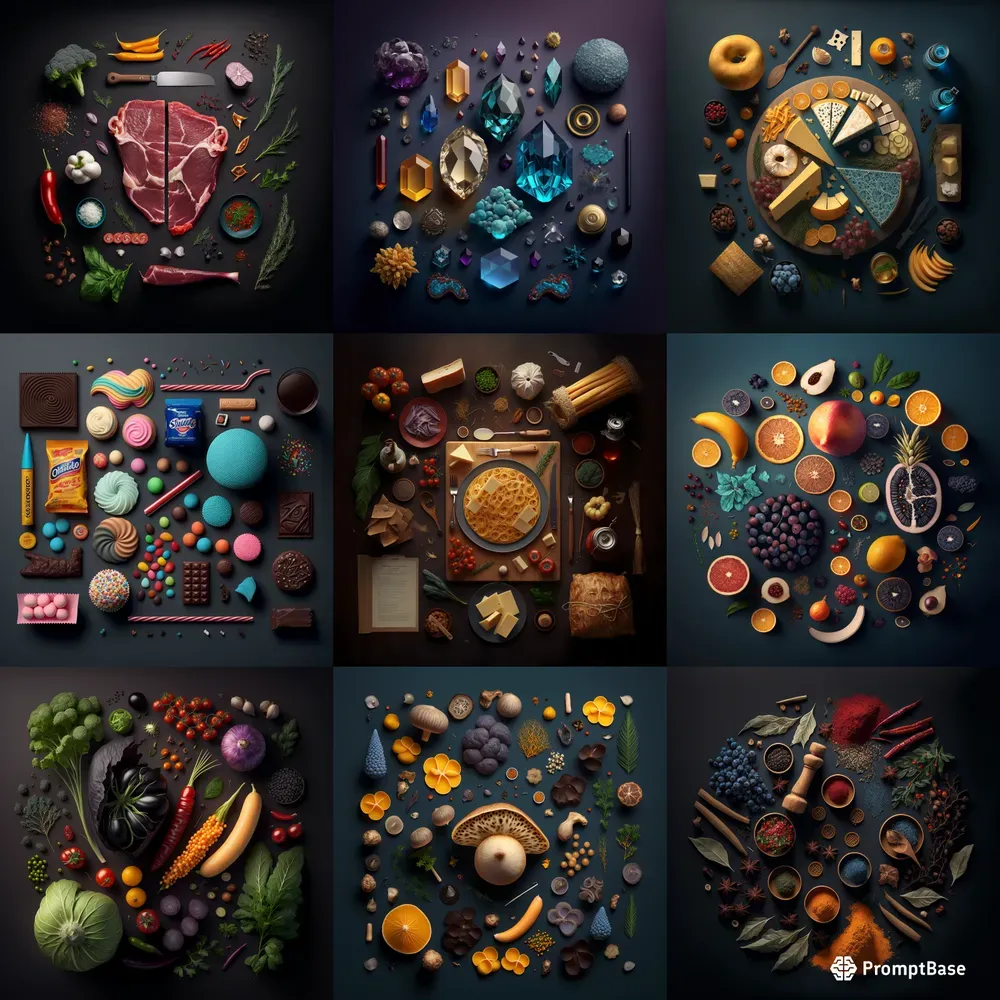 Beautiful Knolling Displays Of Anything Midjourney Prompt | PromptBase