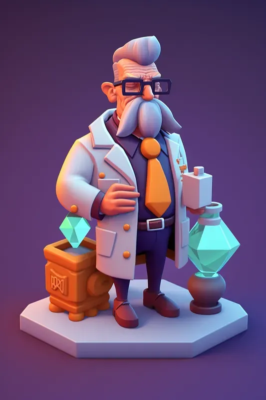 Clash Of Clans Style 3D Characters Midjourney Prompt | PromptBase