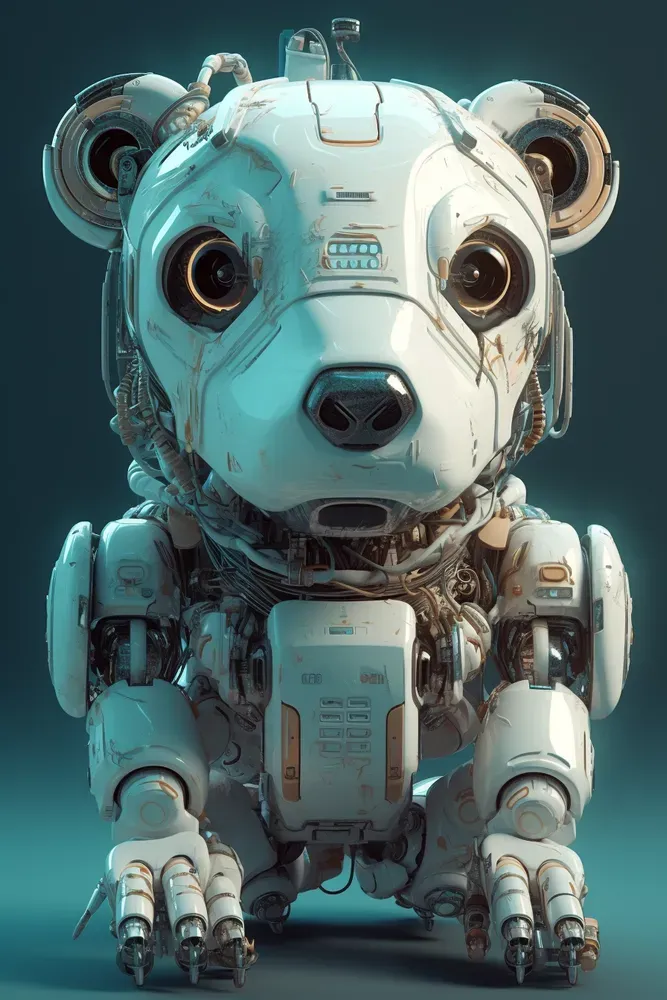 Robo Animals From The Future Characters Midjourney Prompt | PromptBase