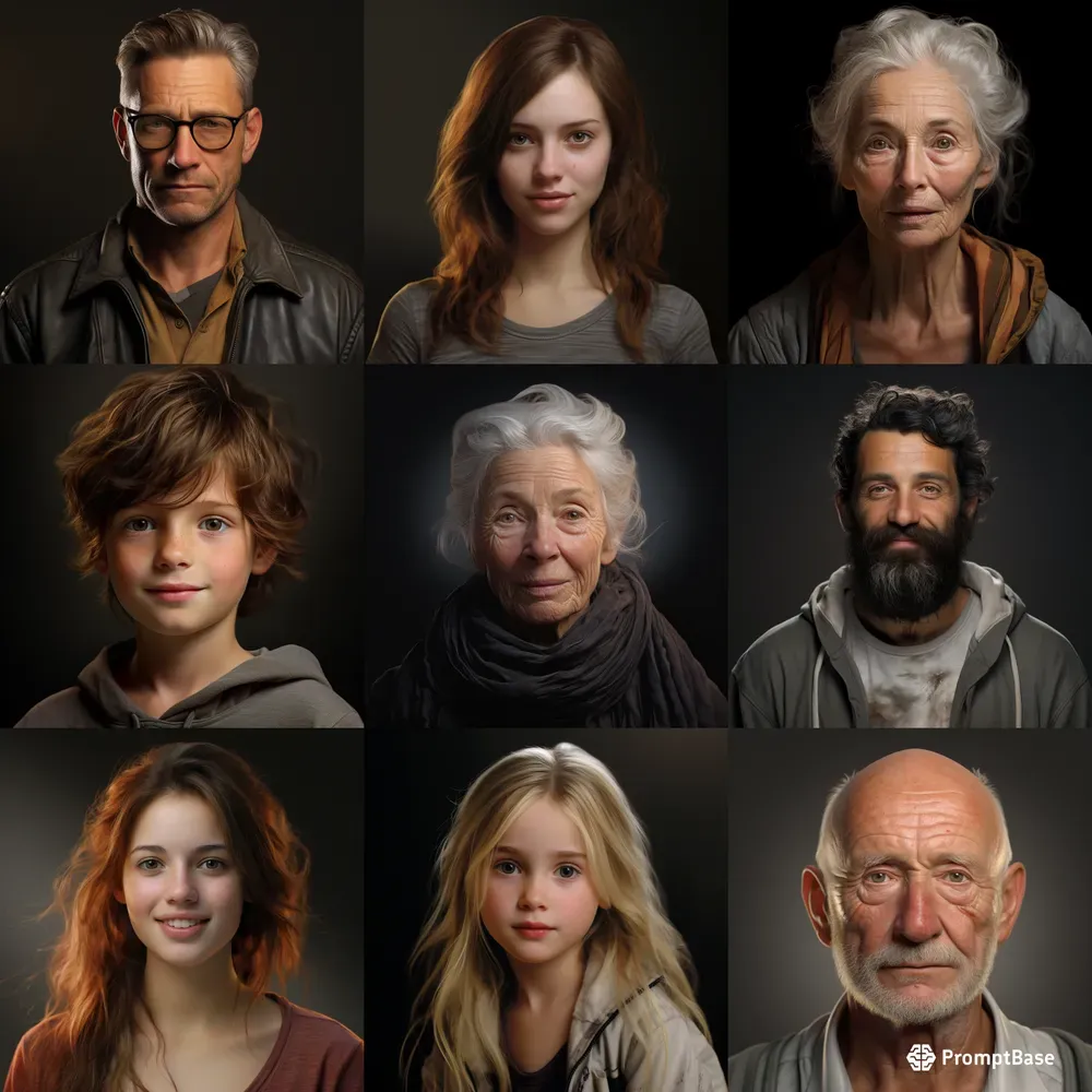 Beautiful Realistic Animated Portraits Midjourney Prompt | PromptBase