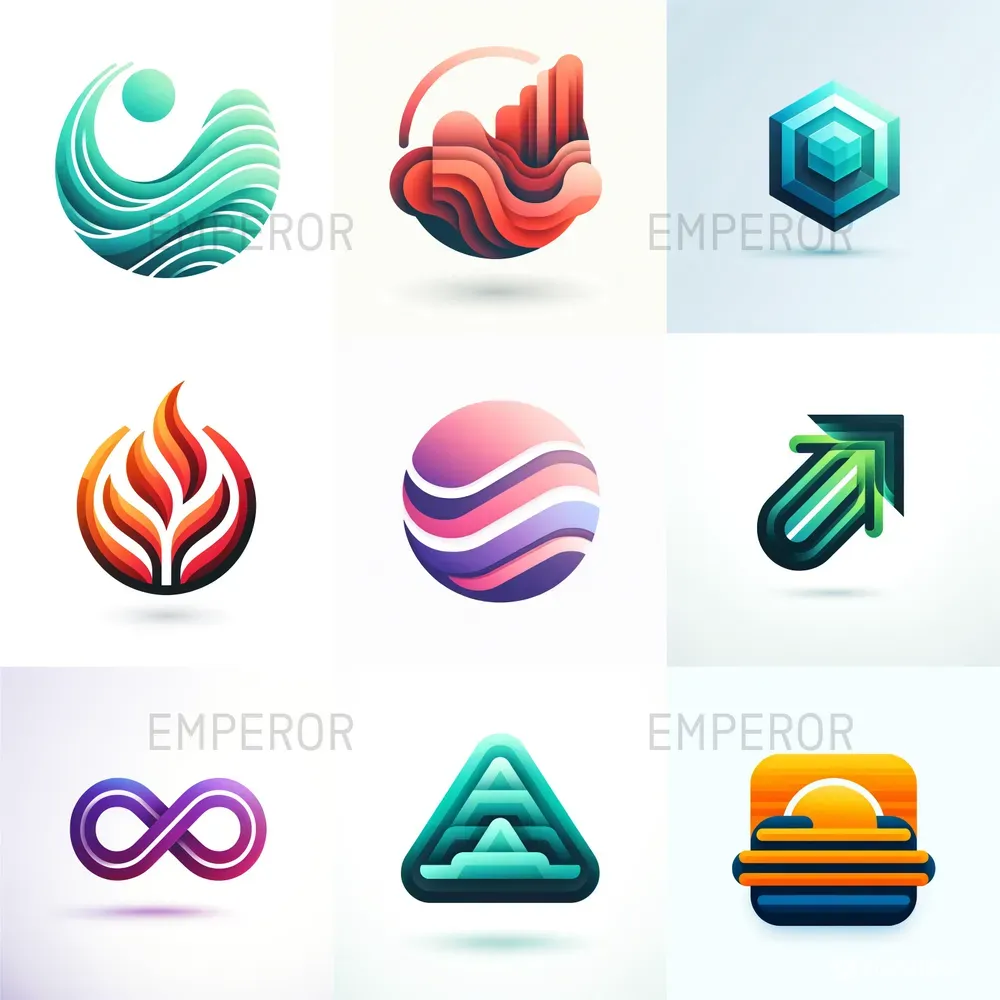 Geometric Grace Logos For Saas DALL·E Prompt | PromptBase