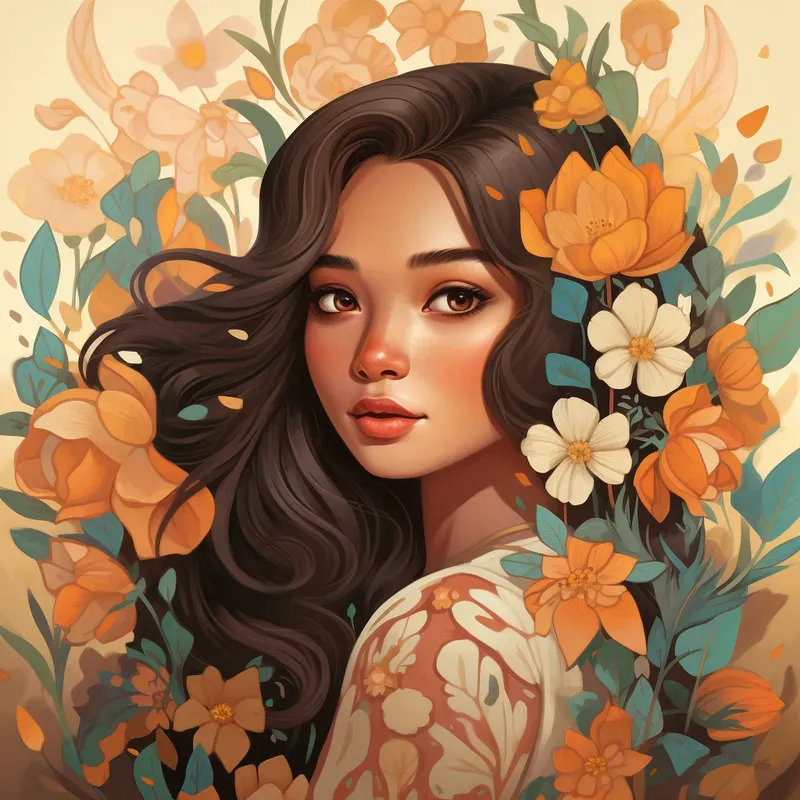 Cute Portraits Style With Pastel Colors Midjourney Prompt | PromptBase