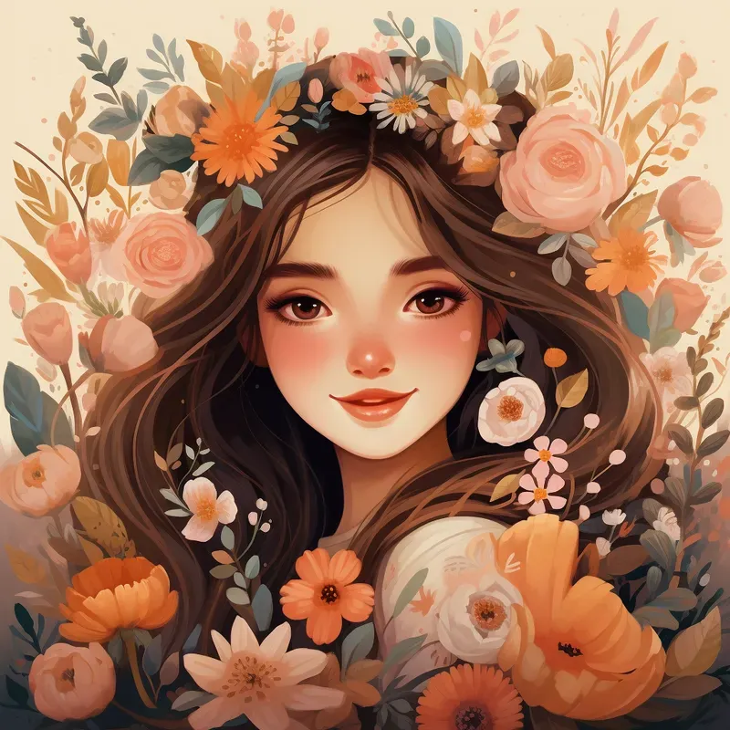 Cute Portraits Style With Pastel Colors Midjourney Prompt | PromptBase