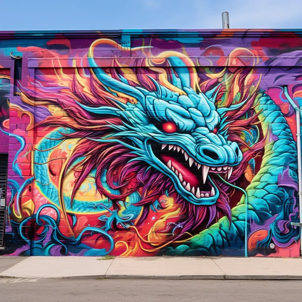 Simple Street Art Graffitis Midjourney Prompt | PromptBase