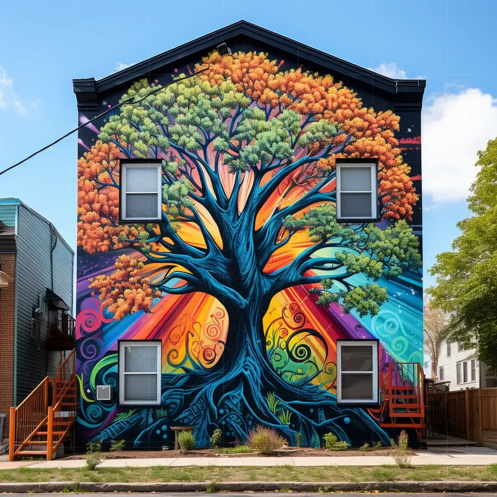 Simple Street Art Graffitis Midjourney Prompt | PromptBase