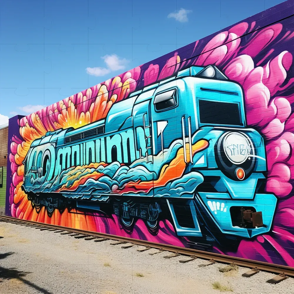 Simple Street Art Graffitis Midjourney Prompt | PromptBase