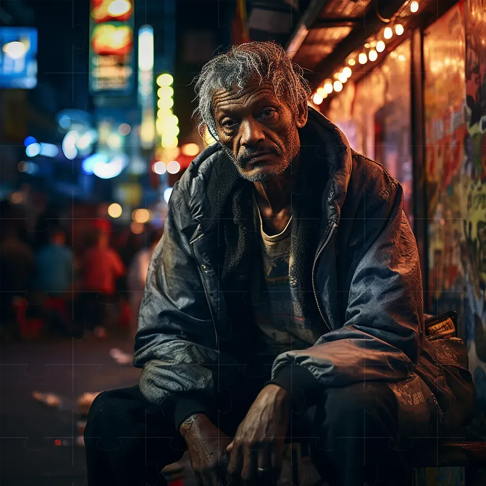 Realistic Animated City Nightlife Scenes Midjourney Prompt | PromptBase