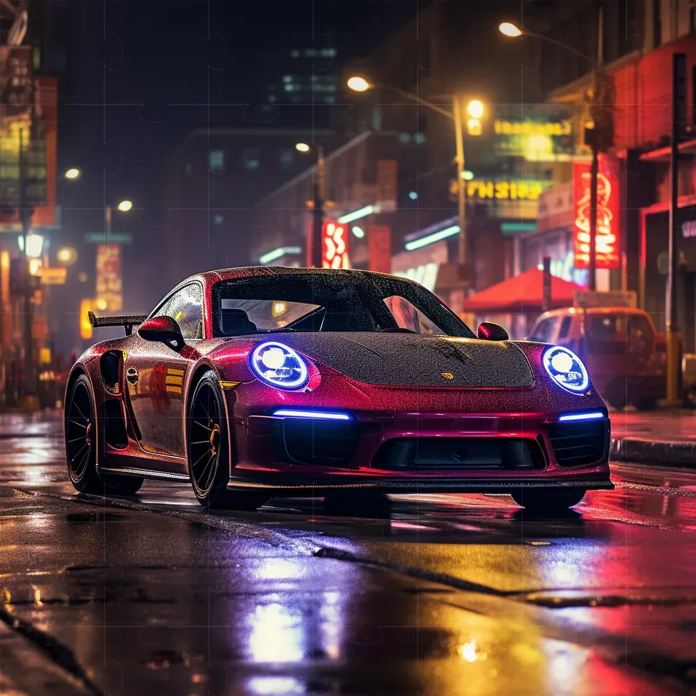 Realistic Animated City Nightlife Scenes Midjourney Prompt | PromptBase