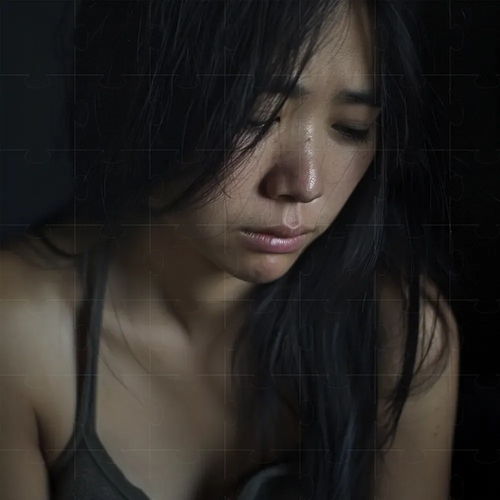 Ultrarealistic Sad People Photoshoots Midjourney Prompt | PromptBase