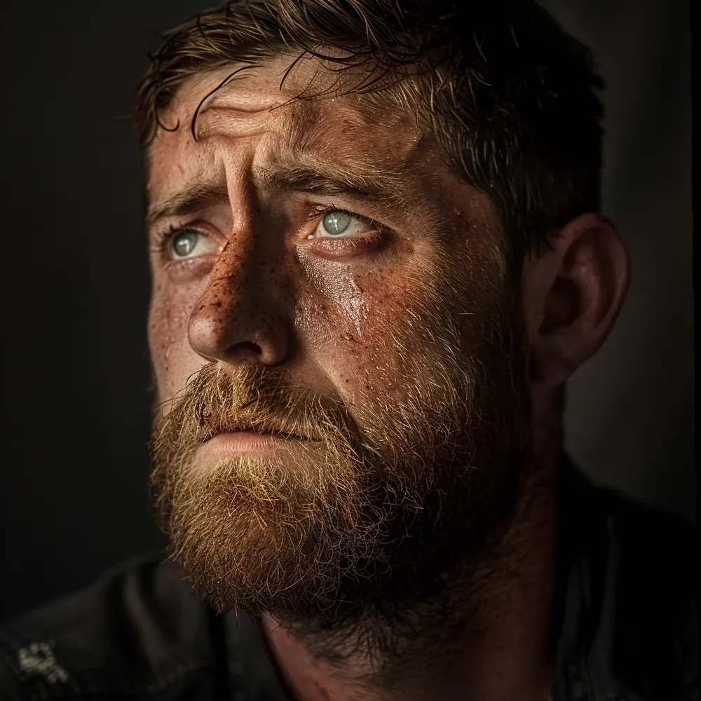 Ultrarealistic Sad People Photoshoots Midjourney Prompt | PromptBase