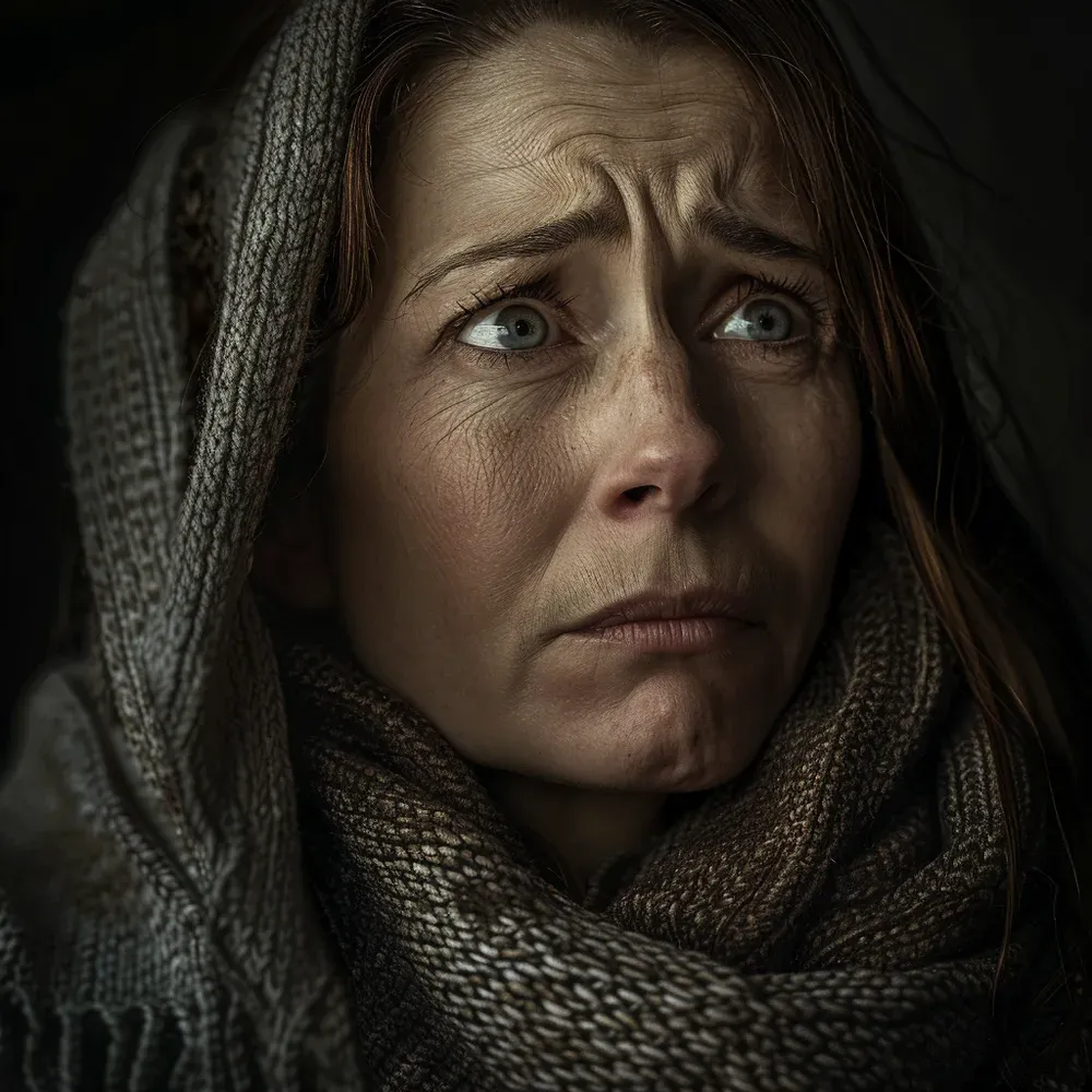 Ultrarealistic Sad People Photoshoots Midjourney Prompt | PromptBase