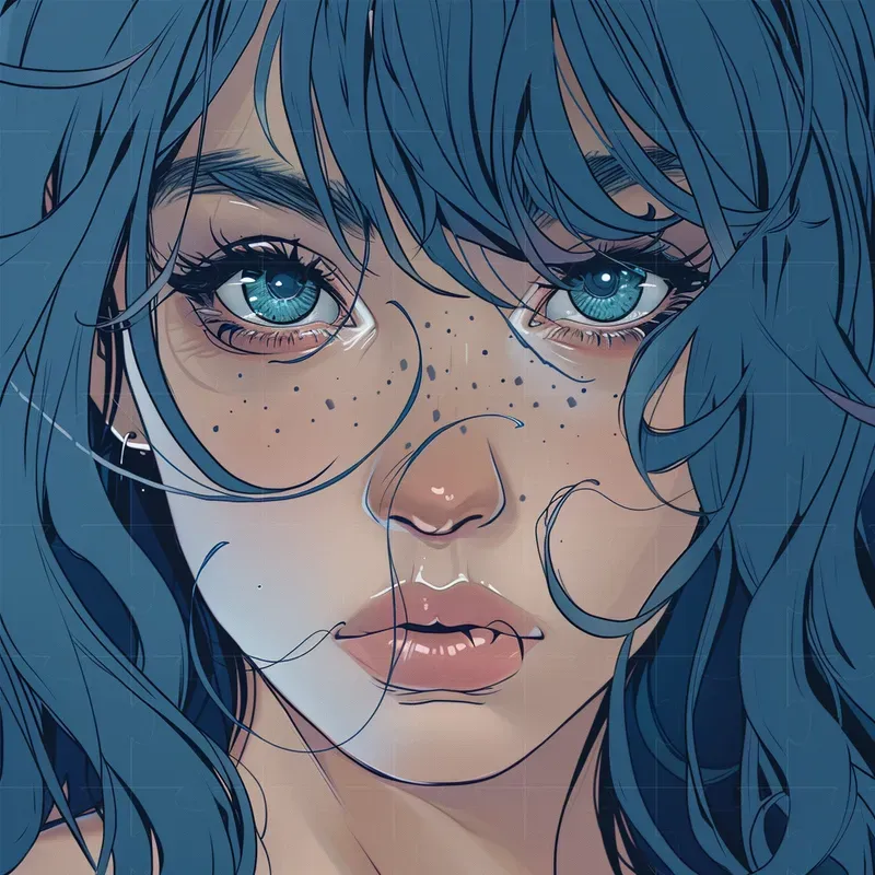 Highly Detailed Anime Portraits Artwork Midjourney Prompt | PromptBase