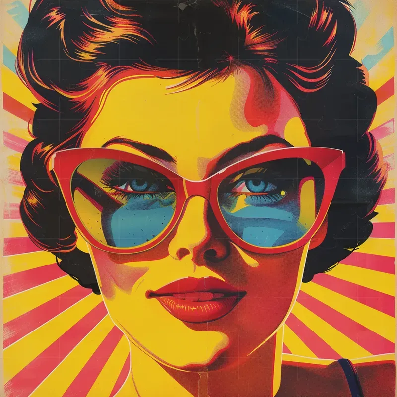 Old Vintage 1950s Retro Poster Midjourney Prompt | PromptBase