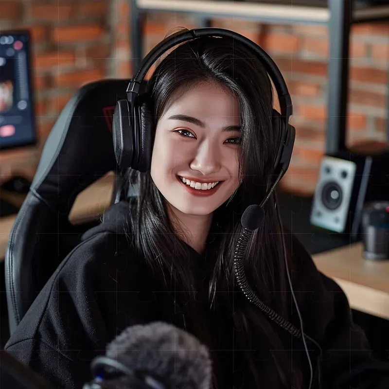 Realistic Streamer Influencer Photograph Midjourney Prompt | PromptBase