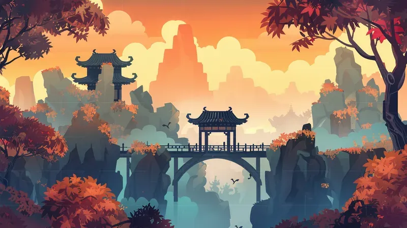2D Sidescrolling Game Level Designs Midjourney Prompt | PromptBase