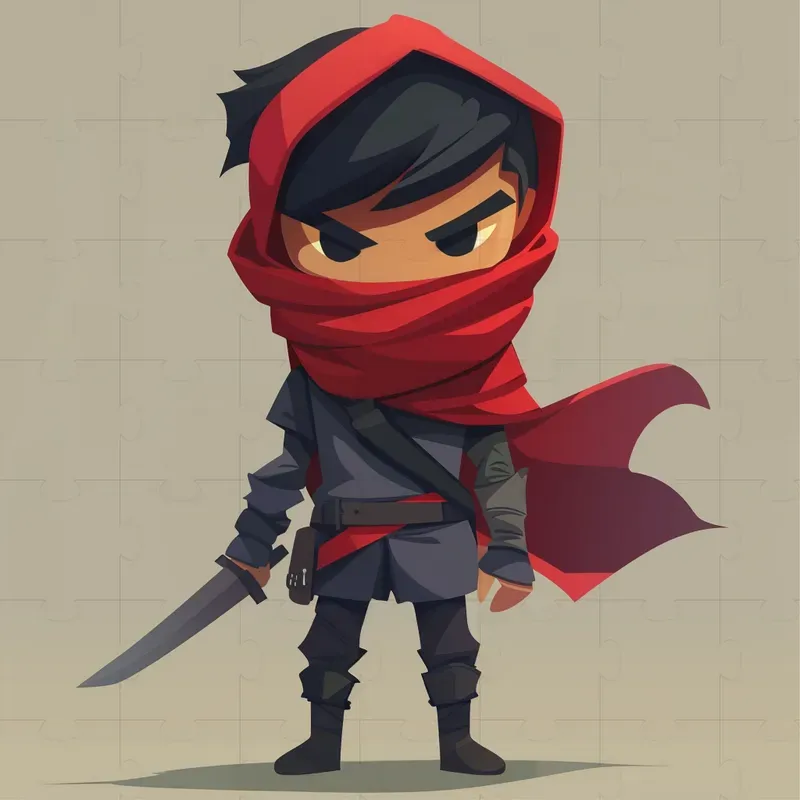 Simple 2D Sidescrolling Game Characters Midjourney Prompt | PromptBase