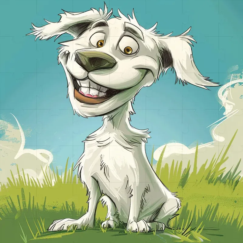 Funny Animal Caricature Cartoon Drawings Midjourney Prompt | PromptBase