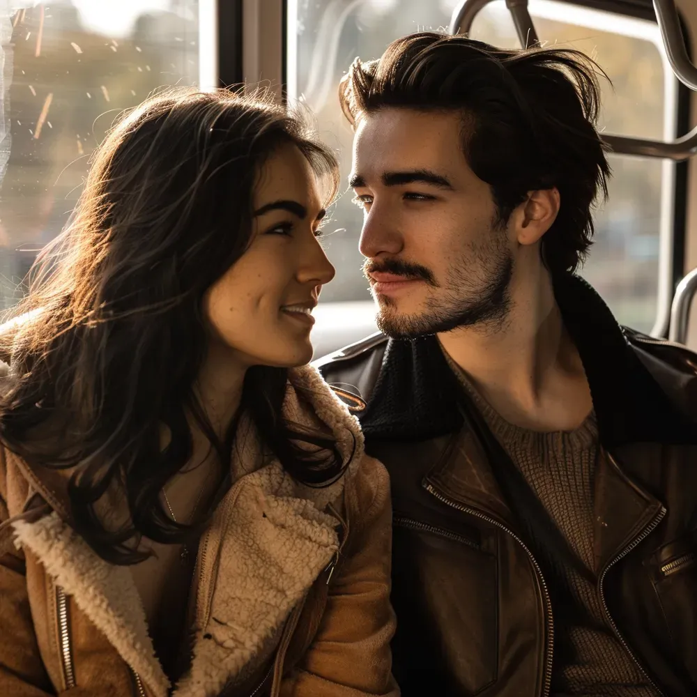 Social Media Couple Influencer Photos Midjourney Prompt | PromptBase