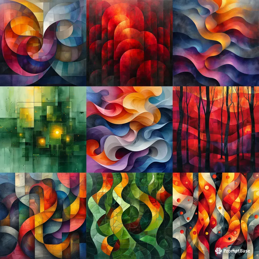 Symphonic Vivid Forms Midjourney Prompt | PromptBase