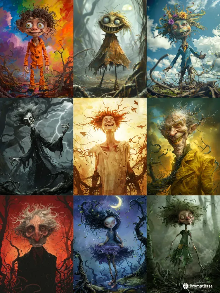 Wacko Characters Midjourney Prompt | PromptBase