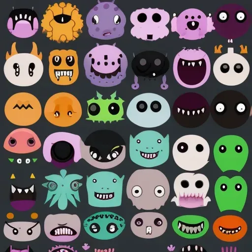 Monster Icons Stable Diffusion Prompt | PromptBase