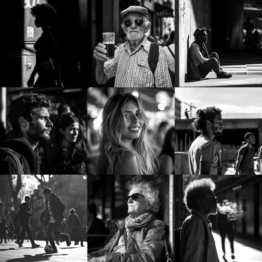 New Street Photographs Midjourney Prompt | PromptBase