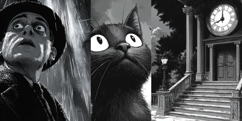 High Contrast Cartoon Portraits Generator App | PromptBase