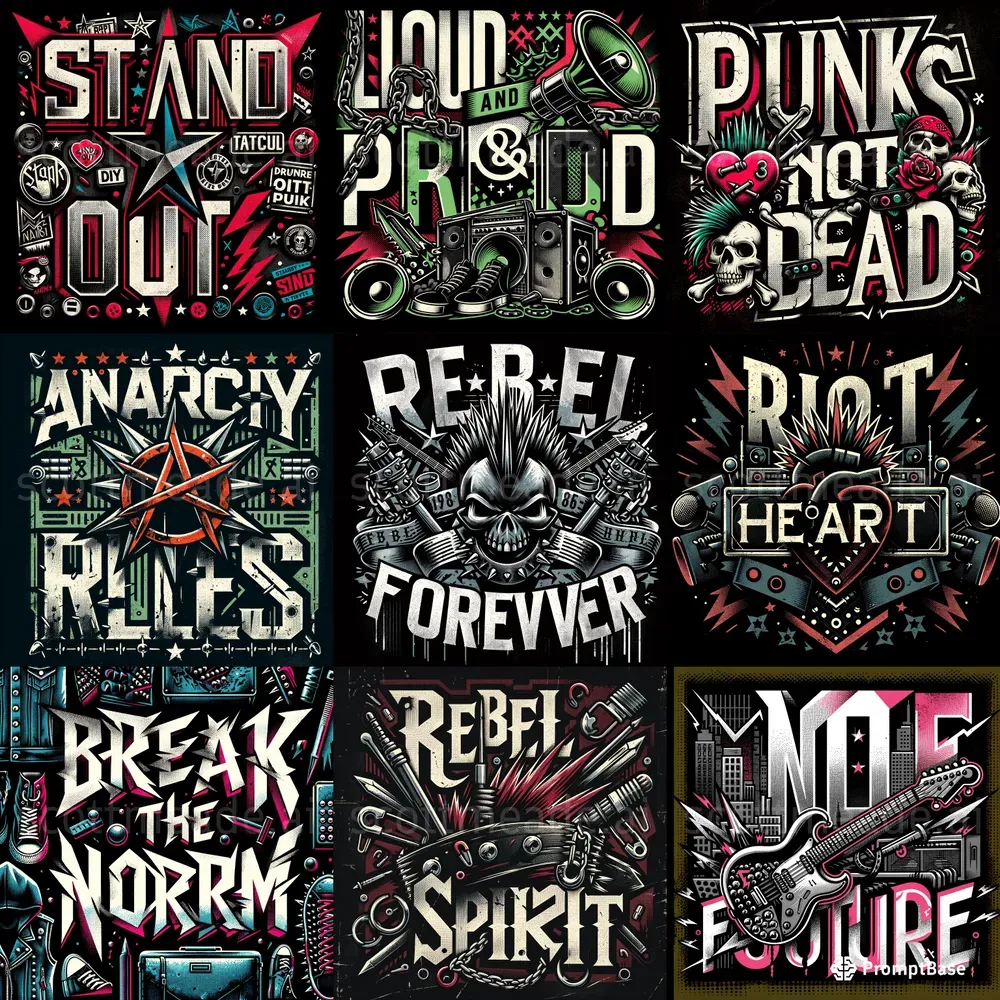 Punk Spirit Designs DALL·E Prompt | PromptBase
