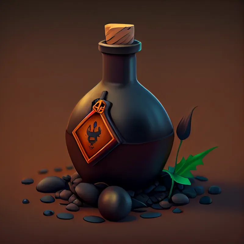 3D Potions Game Assets Midjourney Prompt | PromptBase