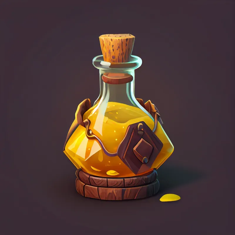 3D Potions Game Assets Midjourney Prompt | PromptBase