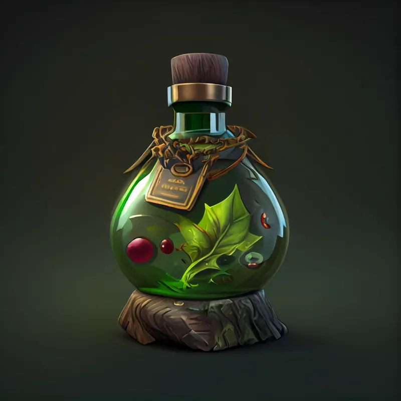 3D Potions Game Assets Midjourney Prompt | PromptBase