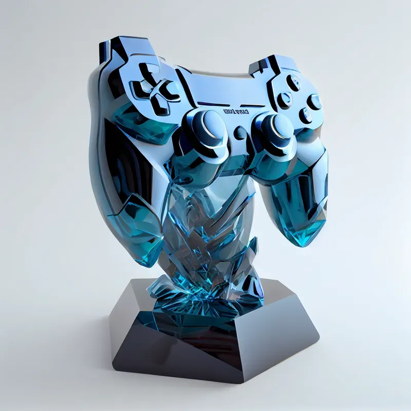 Futuristic Modern Award Trophies Midjourney Prompt | PromptBase