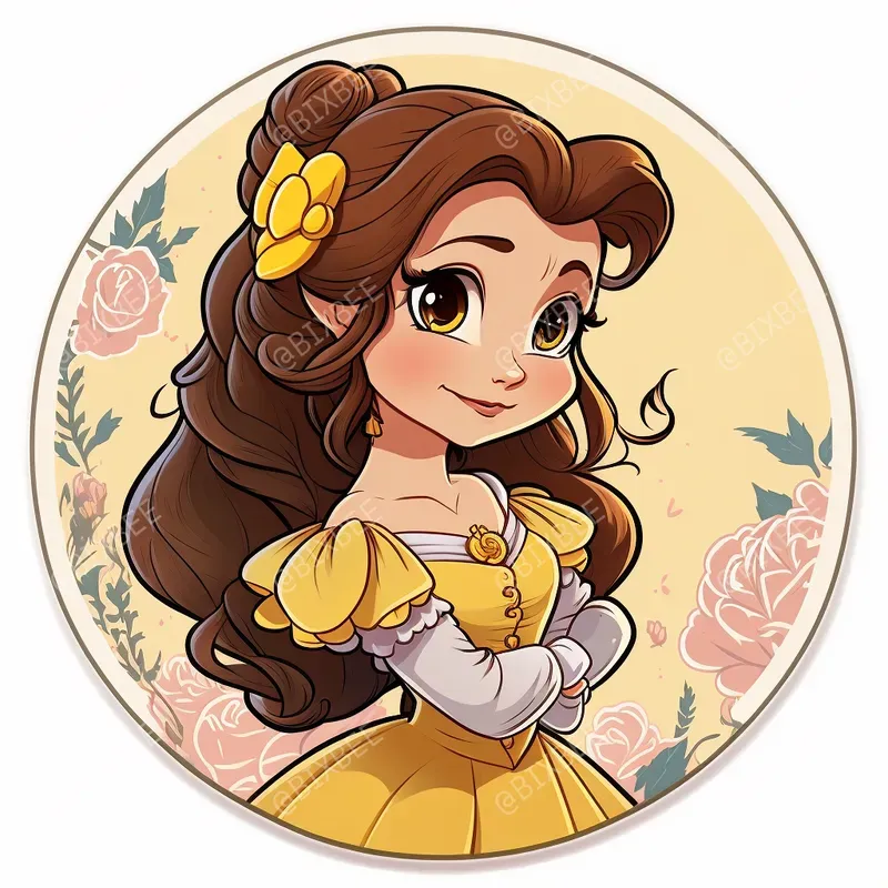 Disney Princess Stickers Midjourney Prompt | PromptBase