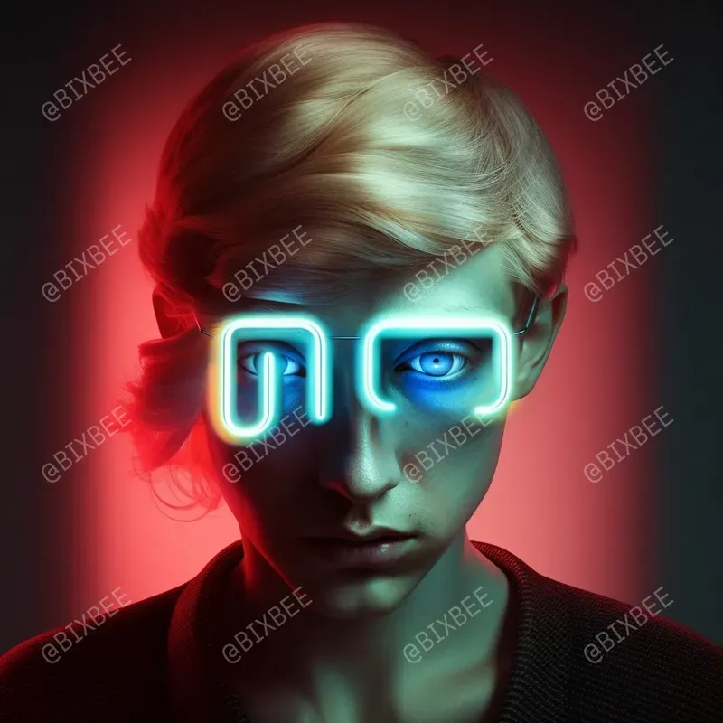 Cool Surrealist Neon Portraits Midjourney Prompt | PromptBase