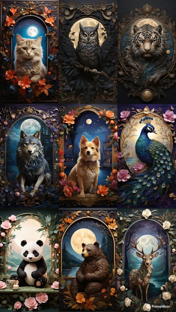 Enchanted Animal Creatures Leonardo Ai Prompt | PromptBase