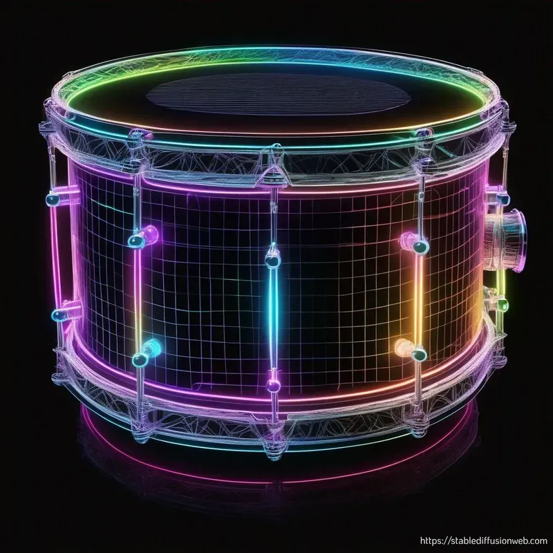 Colorful Wire Models Stable Diffusion Prompt | PromptBase