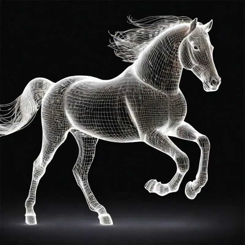 Colorful Wire Models Stable Diffusion Prompt | PromptBase