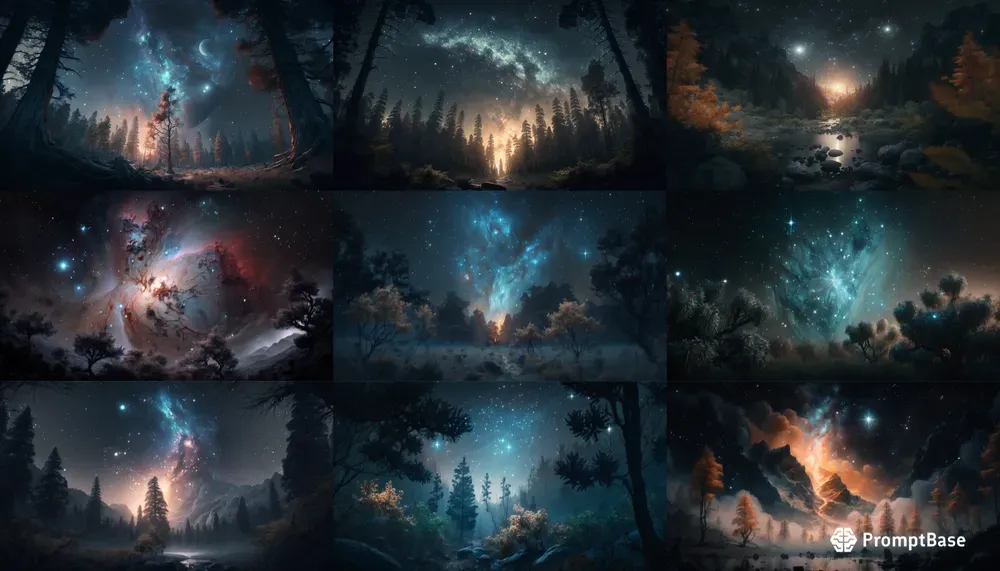 Starscape Wallpapers Midjourney Prompt | PromptBase