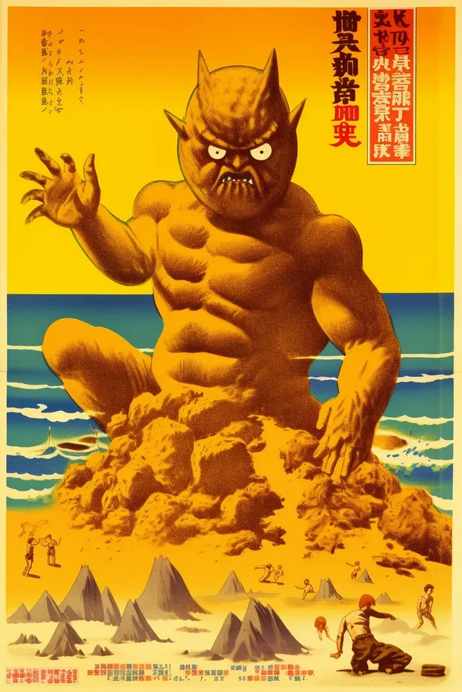 Vintage Kaiju Cards Midjourney Prompt | PromptBase
