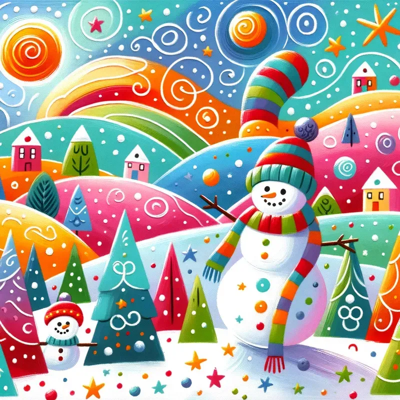 Colorful Christmas Cards DALL·E Prompt | PromptBase